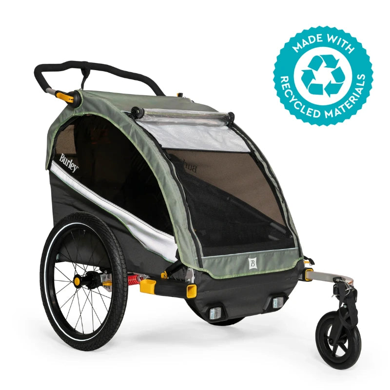 Burley D'lite X Double Child Stroller / Trailer - bikes.com.au