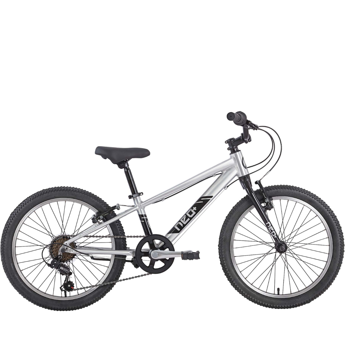 Apollo Neo+ 20" Kids Bike - 6-Speed - Brushed Alloy – bikes.com.au