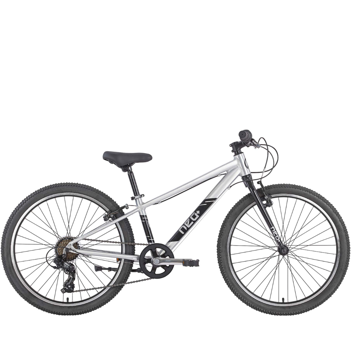 Apollo Neo+ 24" Kids Bike - 7-Speed - Brushed Alloy – bikes.com.au