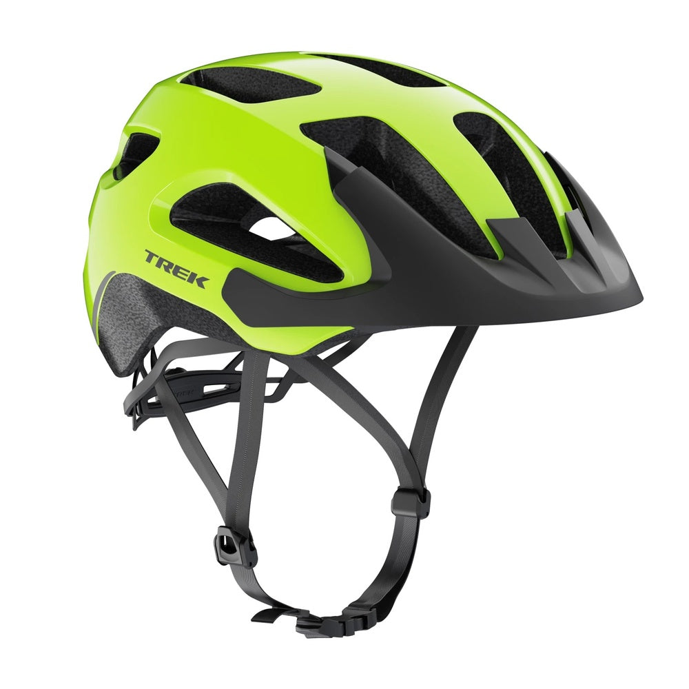 Trek Solstice Bike Helmet - Radioactive Yellow – bikes.com.au