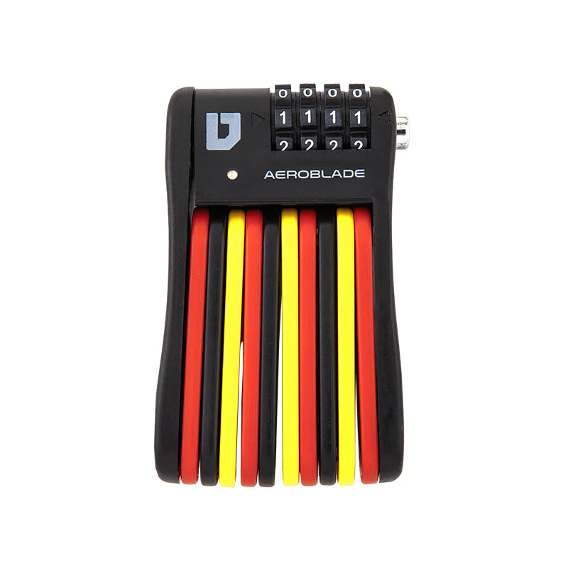 Ulac Aero Blade Alloy Folding Key Lock - bikes.com.au