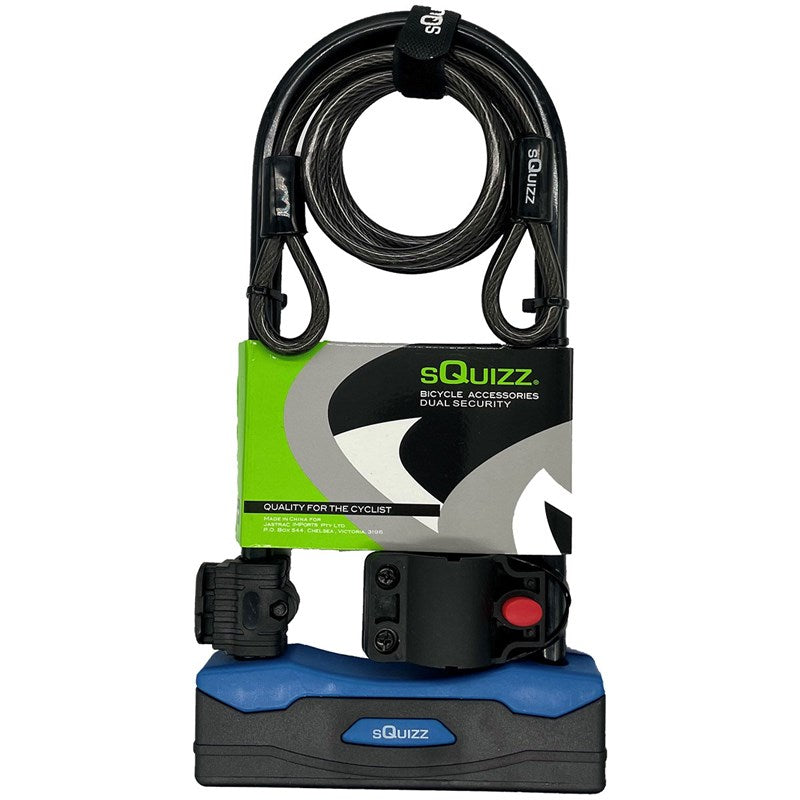sQuizz U Lock & Cable Set – bikes.com.au