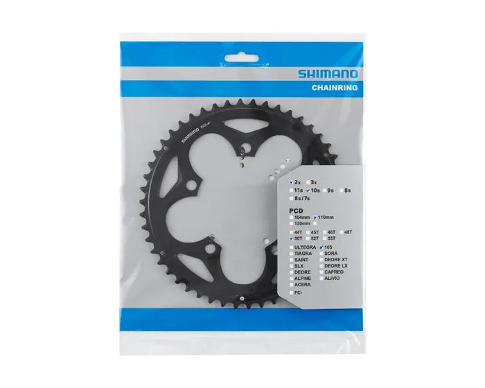 Shimano FC-5750 Chainring 50T Black – bikes.com.au