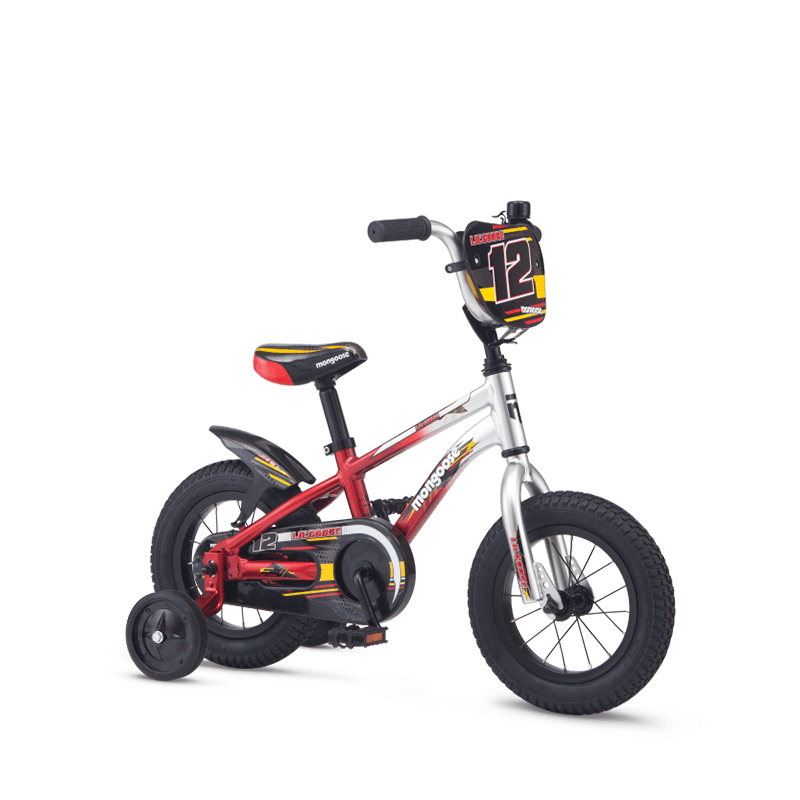 Mongoose Lilgoose 12" Kids Bikes - Silver – bikes.com.au