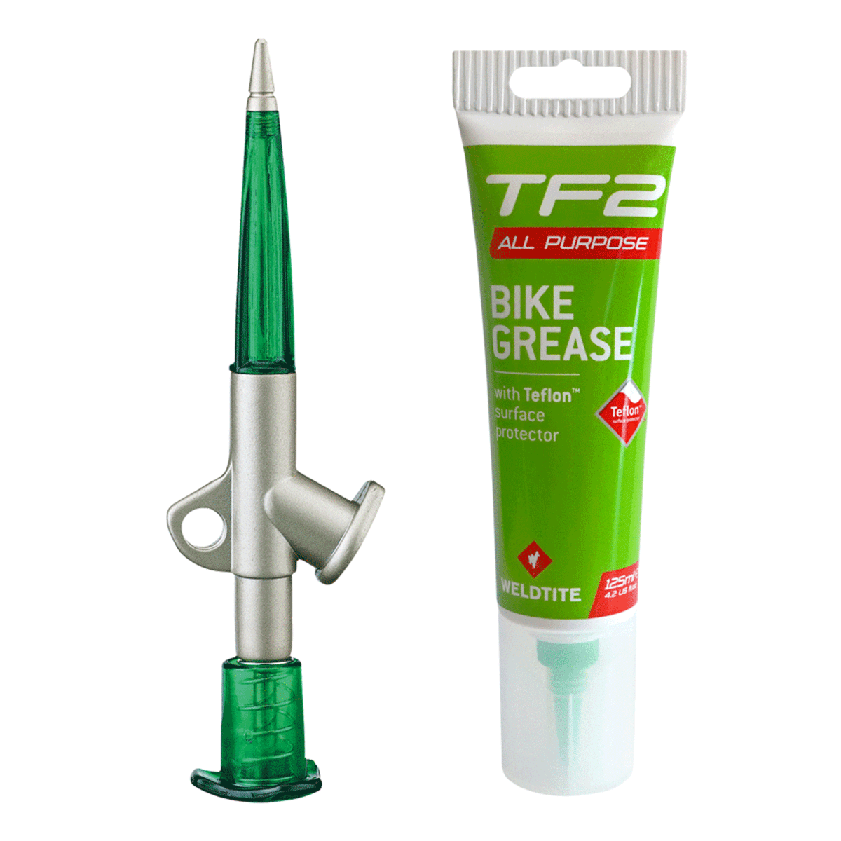 Weldtite TF2 Grease & Grease Gun Pack - bikes.com.au